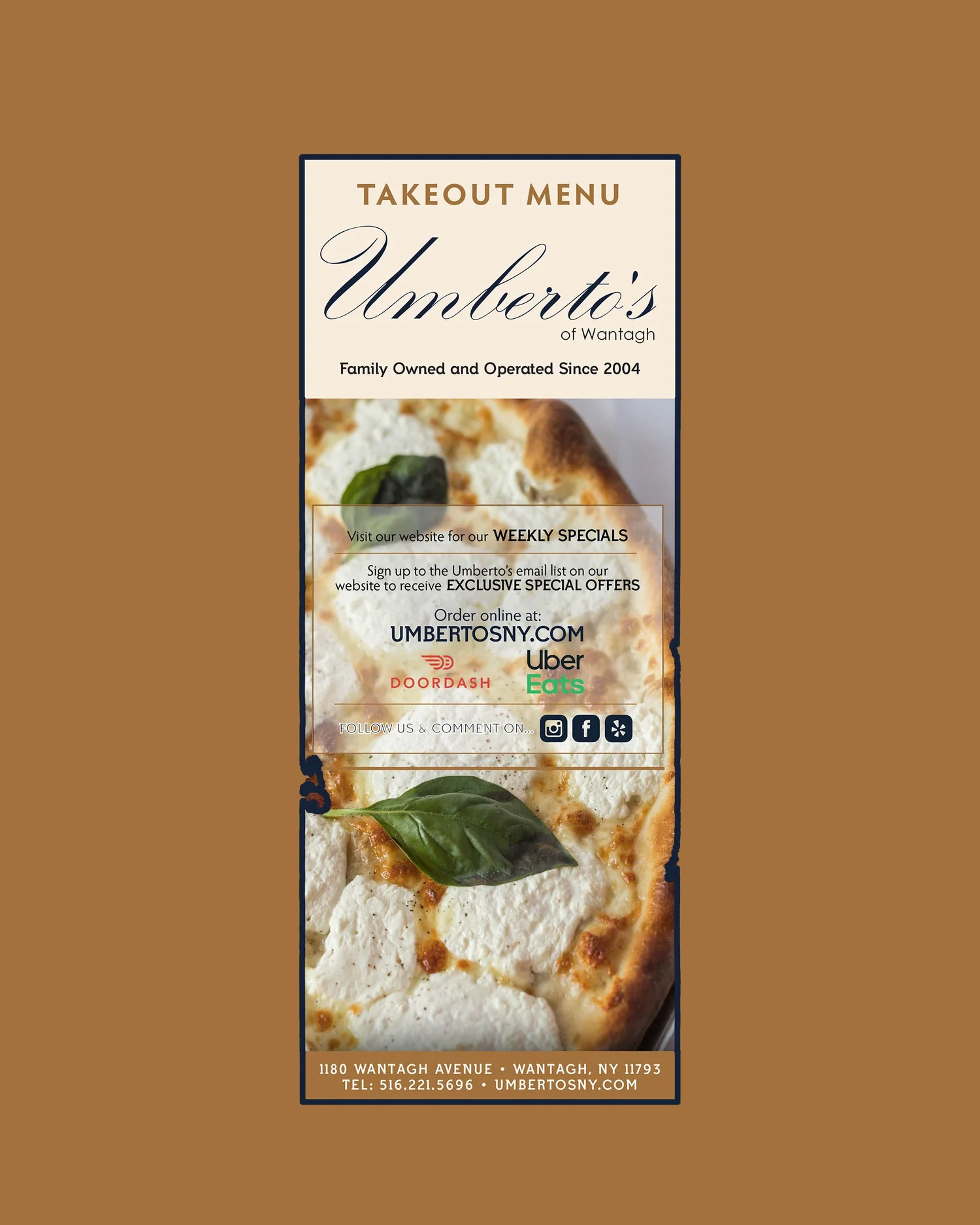 Umberto's of Wantagh Menu - Best Pizza and Italian Food on Long Island ...