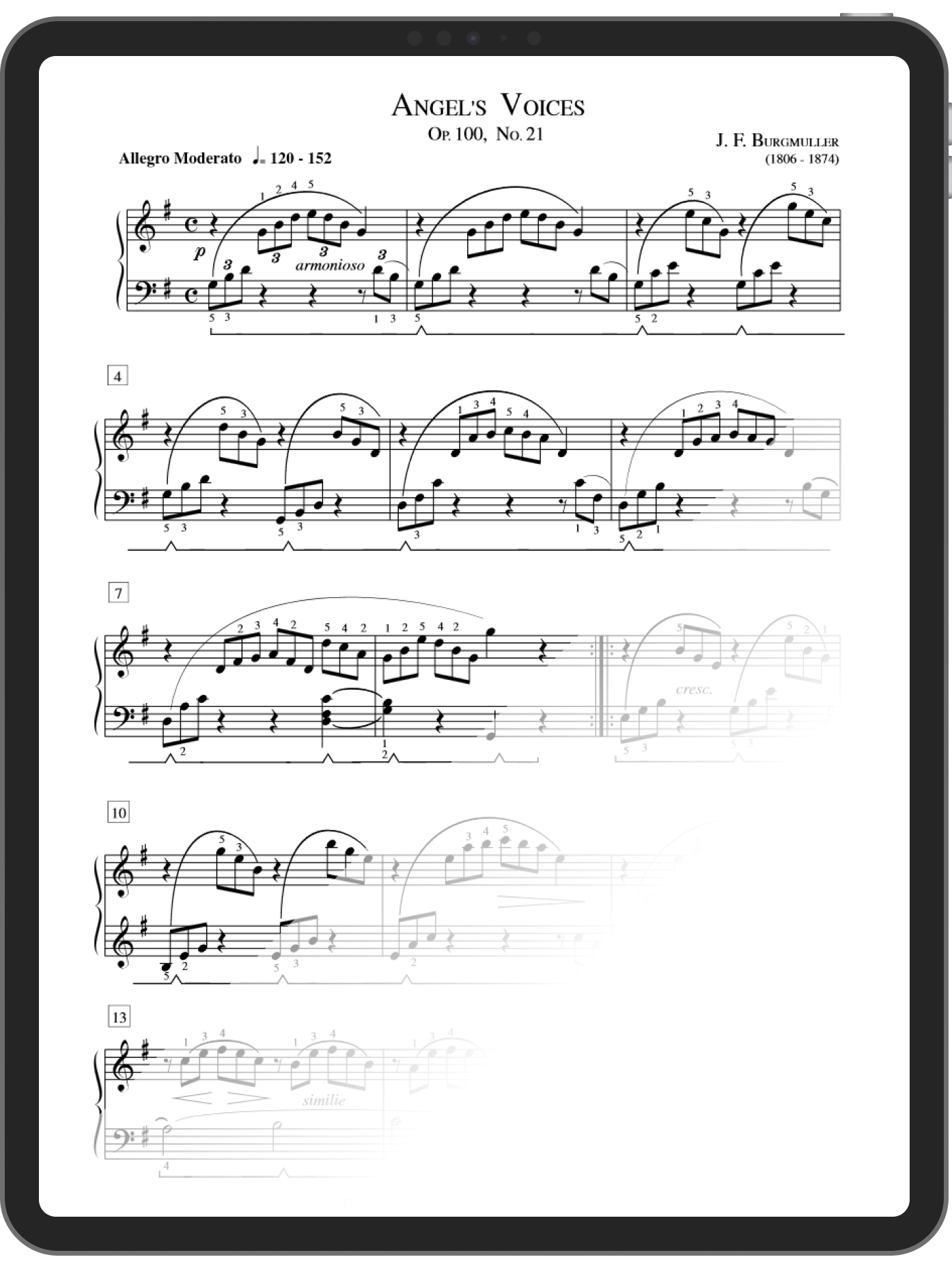 Angel's Voices (Op. 100 No. 21) - Burgmuller — British Columbia ...