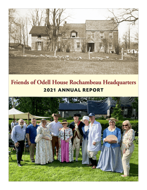Annual Report — Friends of Odell House Rochambeau Headquarters
