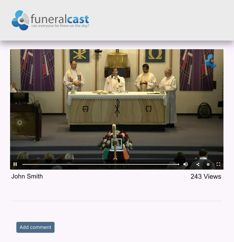 Funeral Live Streaming Australia | Funeralcast