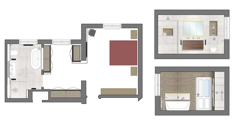 Hobson's Choice | Serene Master Ensuite & Bedroom Remodel | Minimalist ...