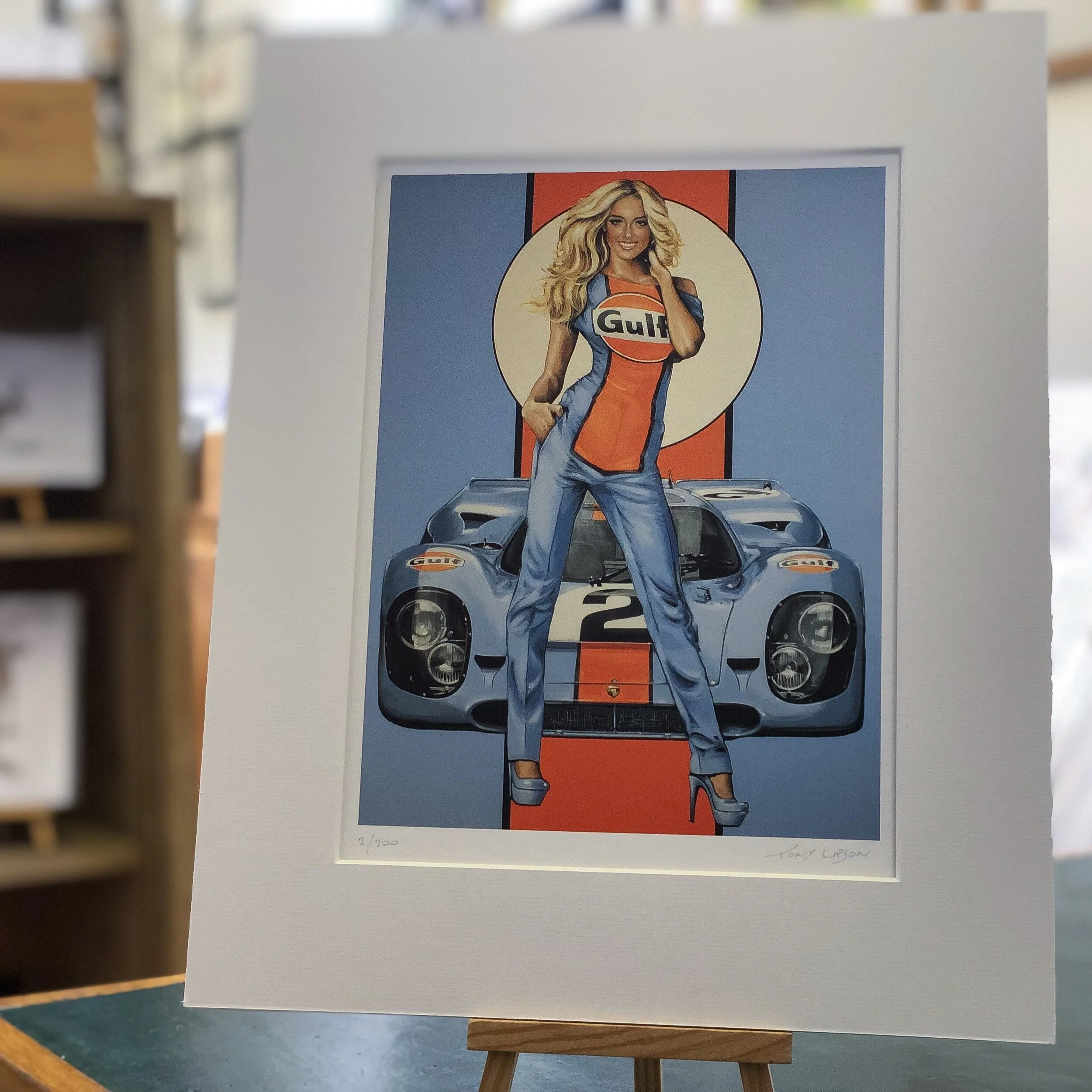 Gulf Racing Porsche 917 & Glamour Model — Lazenby Visuals