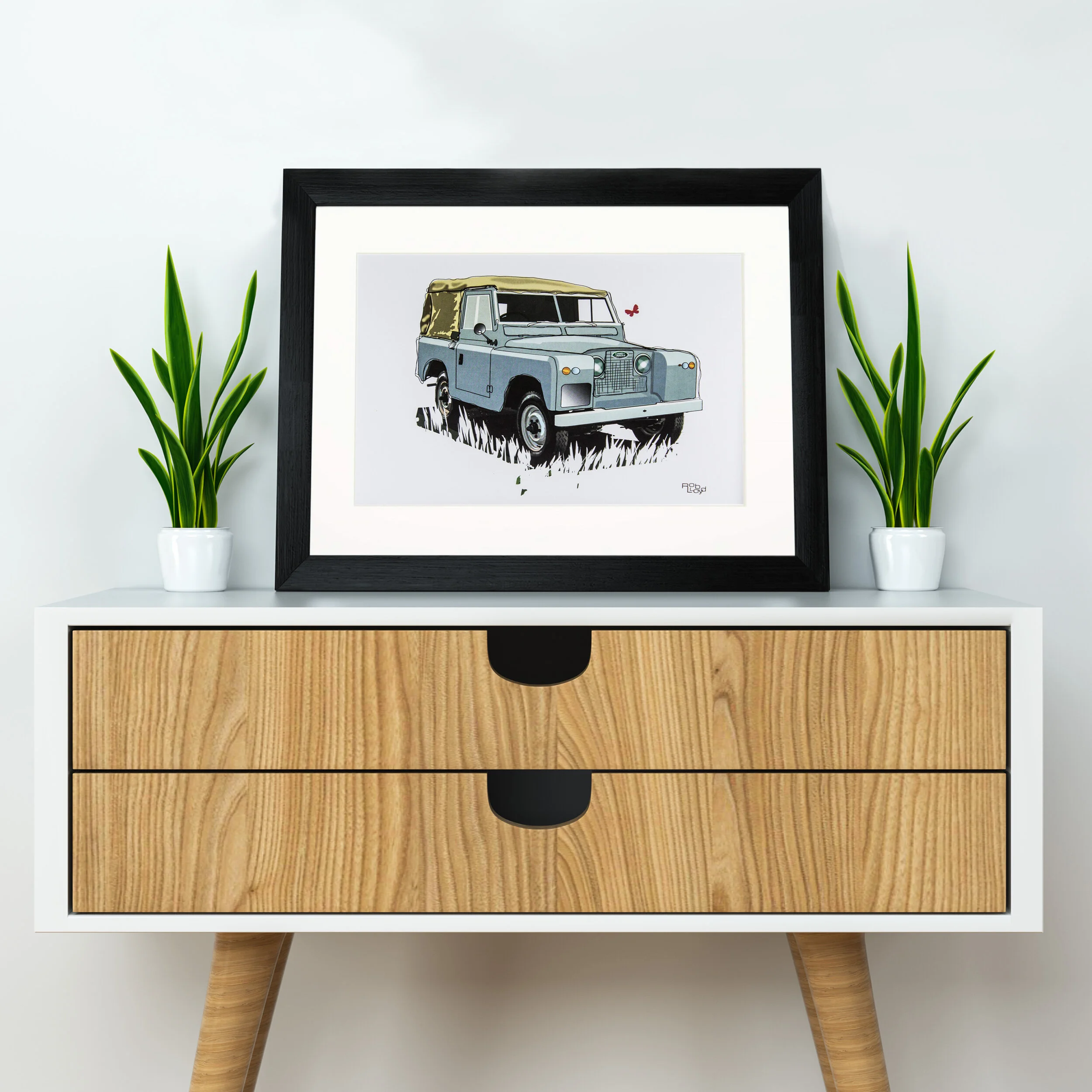 Stunning limited edition reproduction print of the great Land Rover ...