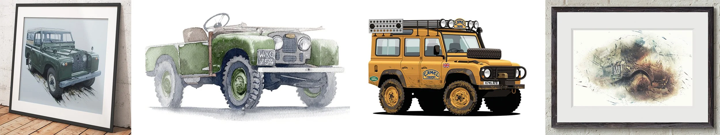 Land Rover Defender & Range Rover limited edition prints and artwork ...