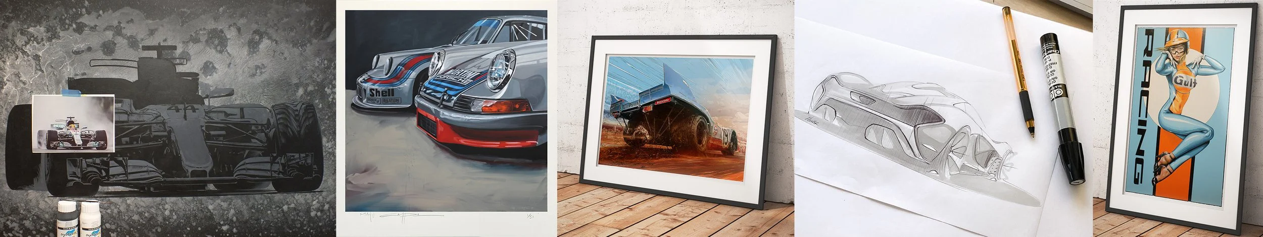 Car, Automotive and Motorsport Artwork - Limited Edition Prints ...