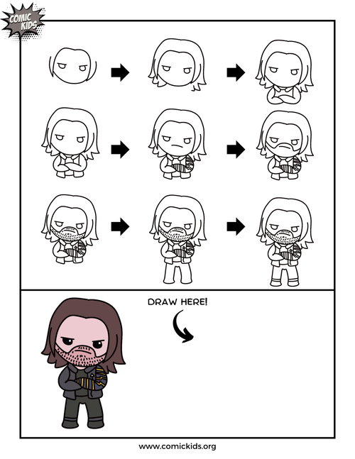 Free Printable Comic Drawing and Coloring Pages for Kids — Comic Kids