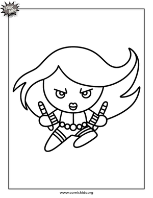 Free Printable Comic Drawing and Coloring Pages for Kids — Comic Kids