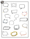 Free blank comic pages and comic bubble ideas to create your own comic ...