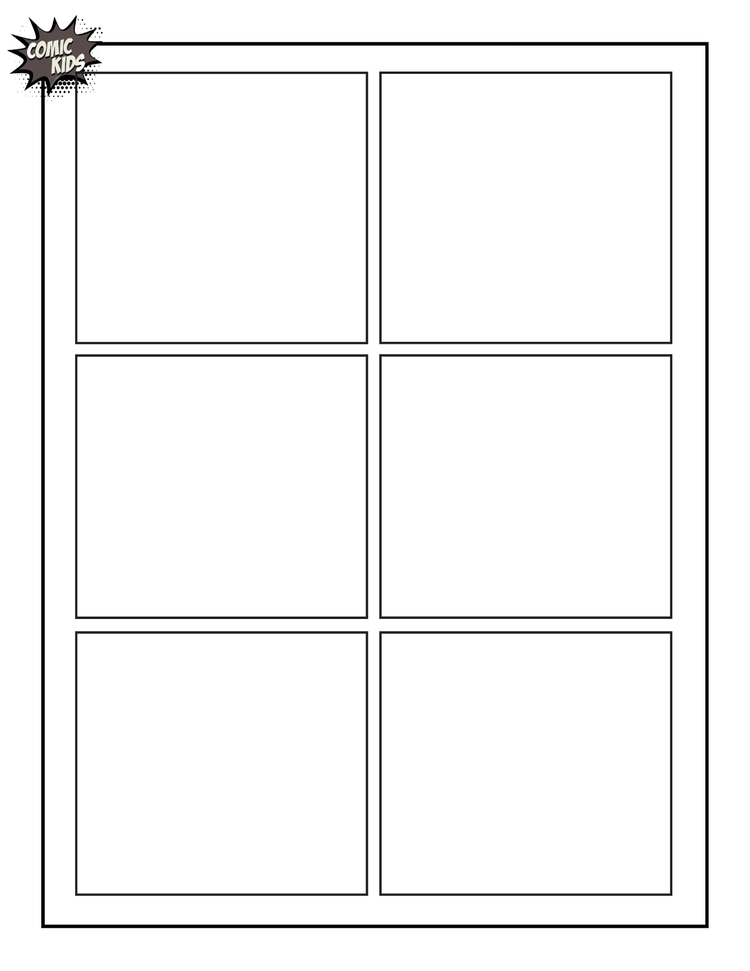 Free blank comic pages and comic bubble ideas to create your own comic ...