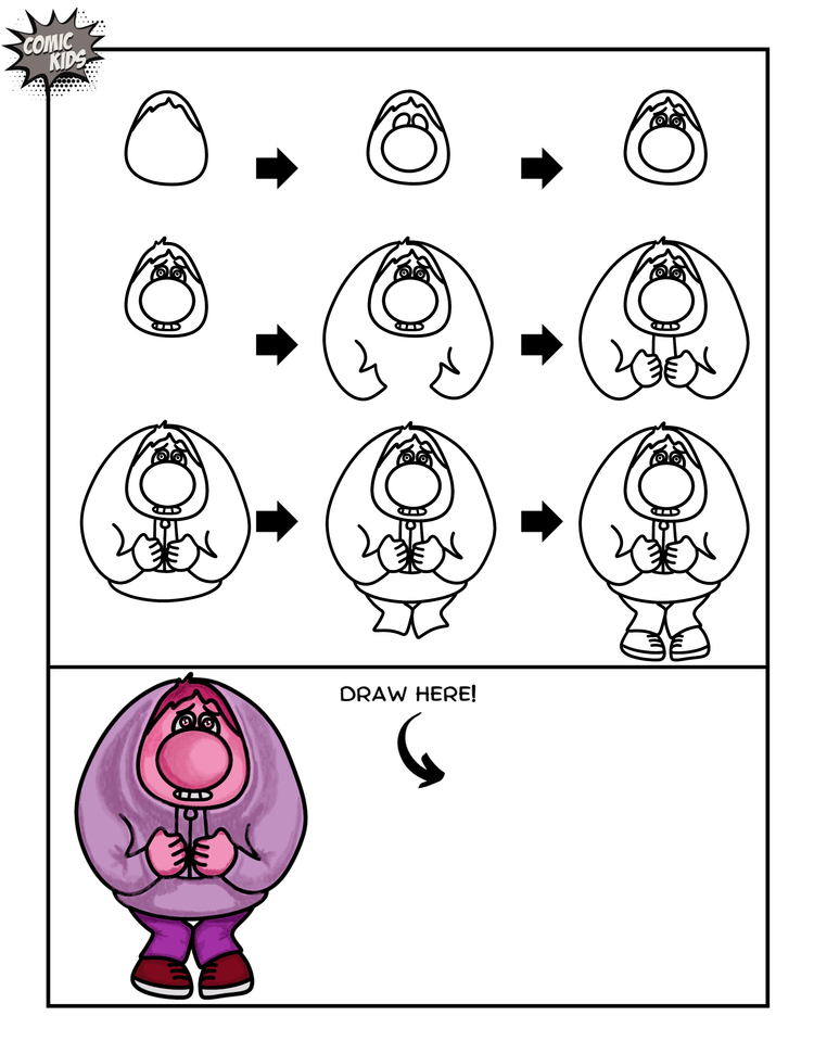 Free Cartoon Coloring Pages and Free Drawing Pages for Kids — Comic Kids
