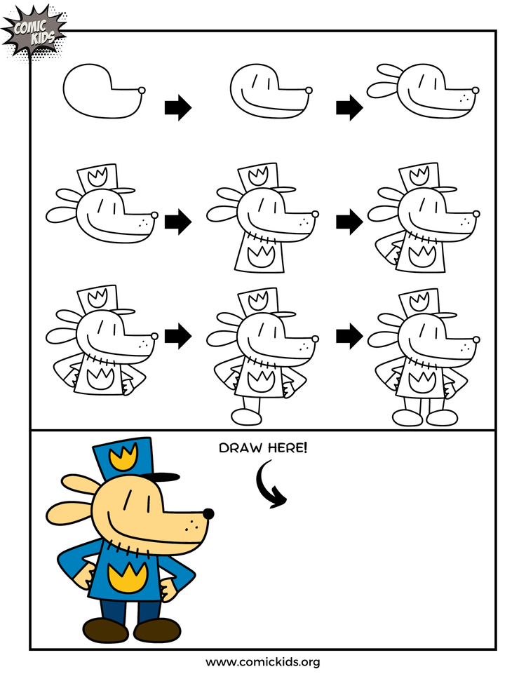 Free Coloring Pages of Book Characters and Free Learn to Draw Book ...