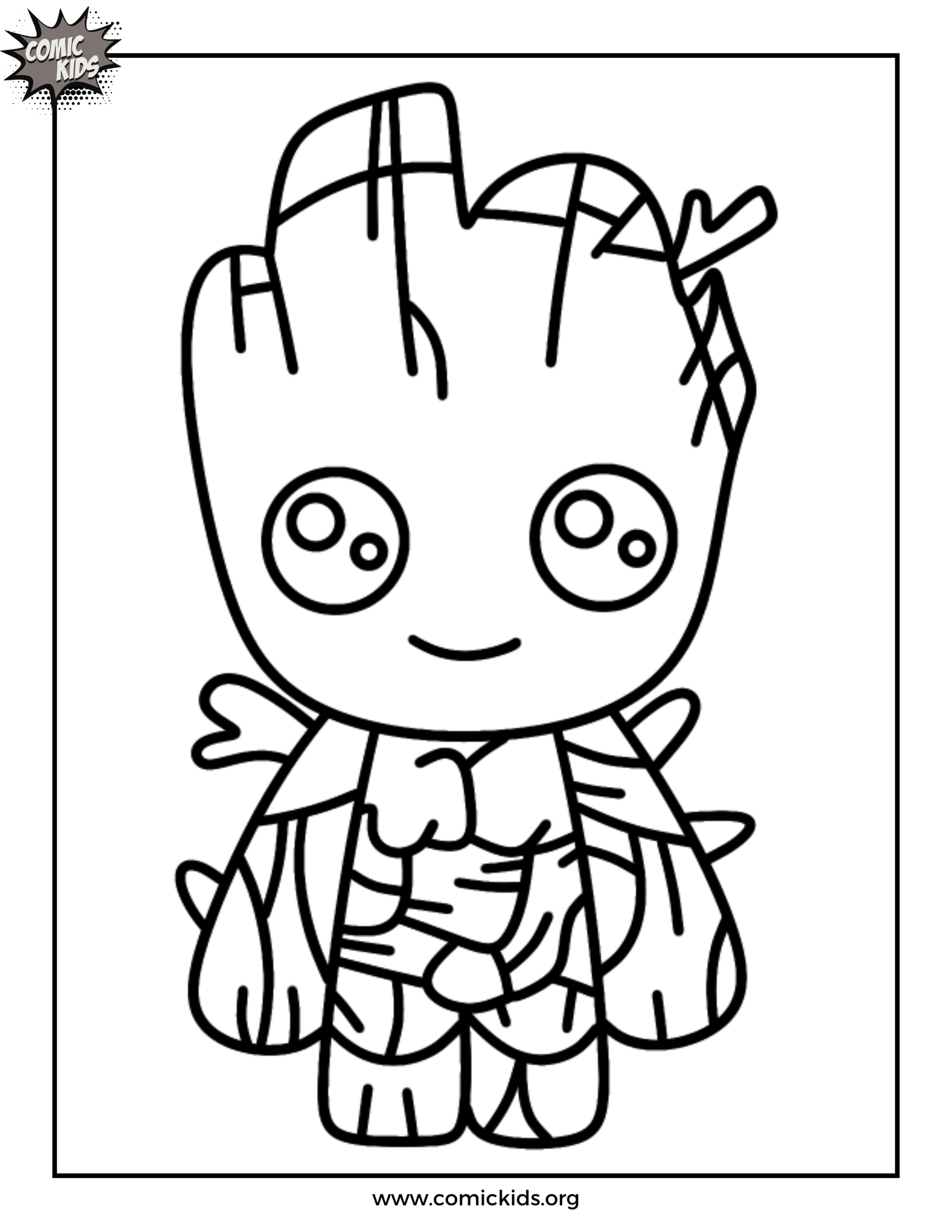 Free Printable Comic Drawing and Coloring Pages for Kids — Comic Kids