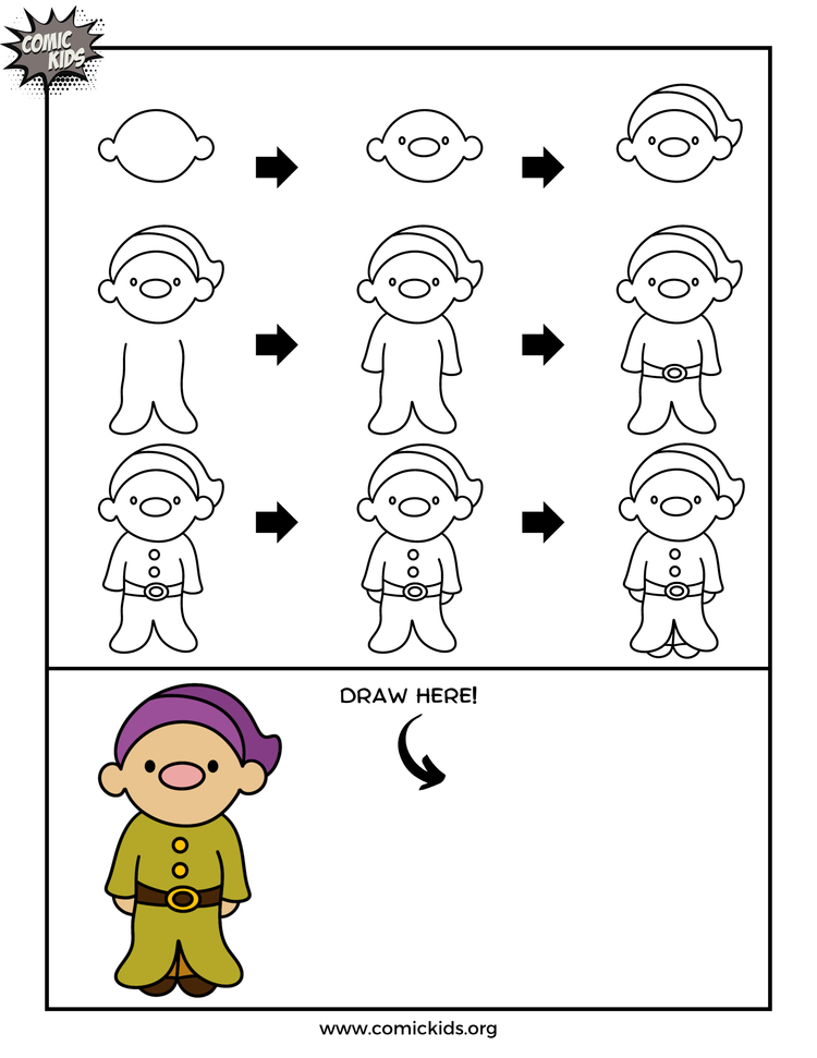Free Cartoon Coloring Pages and Free Drawing Pages for Kids — Comic Kids