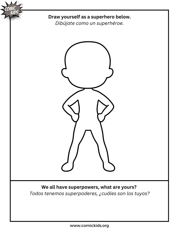 Free Printable Comic Drawing and Coloring Pages for Kids — Comic Kids