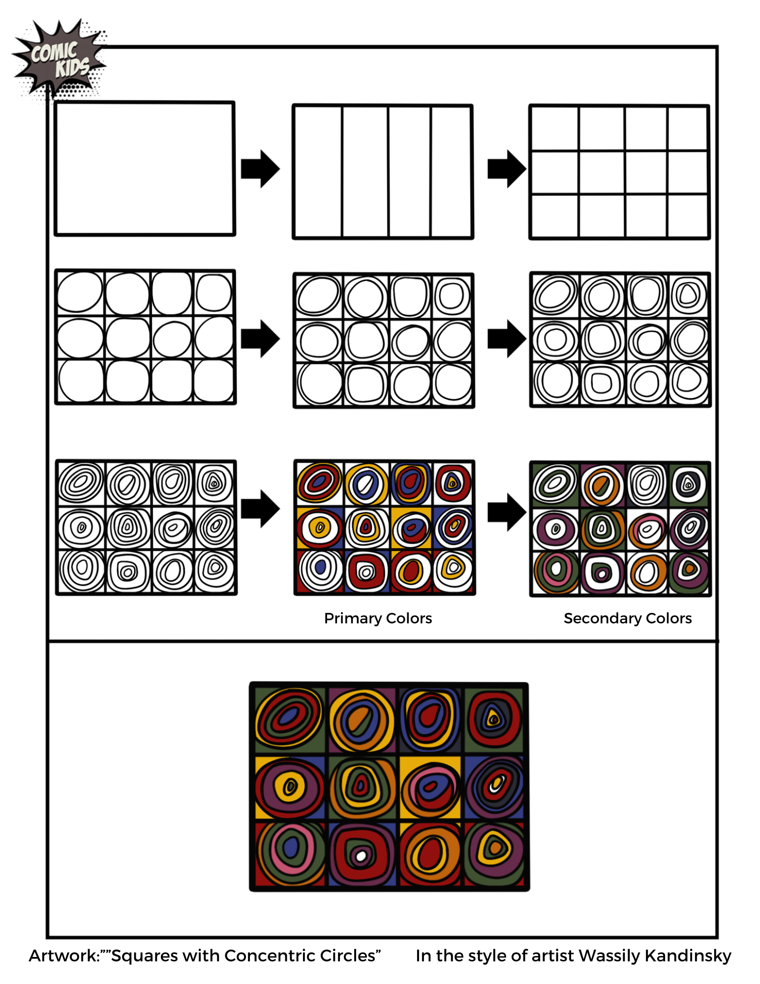 Free Art History Coloring Pages and Learn to Draw Pages from the Early ...