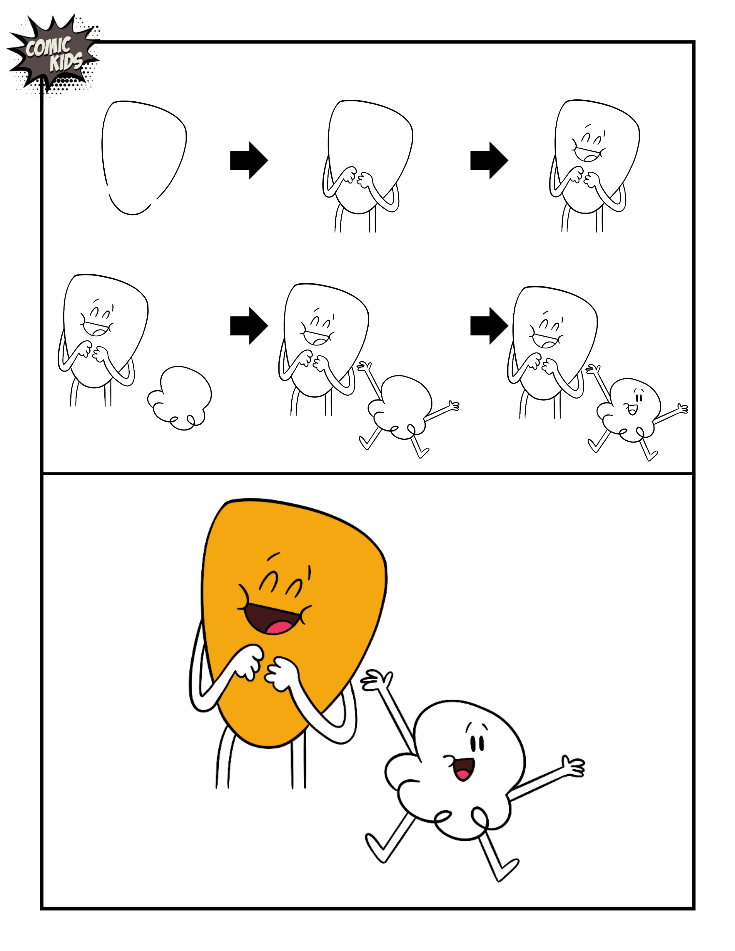 Free Coloring Pages of Book Characters and Free Learn to Draw Book ...