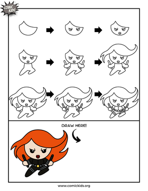 Free Printable Comic Drawing and Coloring Pages for Kids — Comic Kids