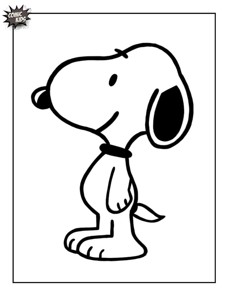 Free Cartoon Coloring Pages and Free Drawing Pages for Kids — Comic Kids