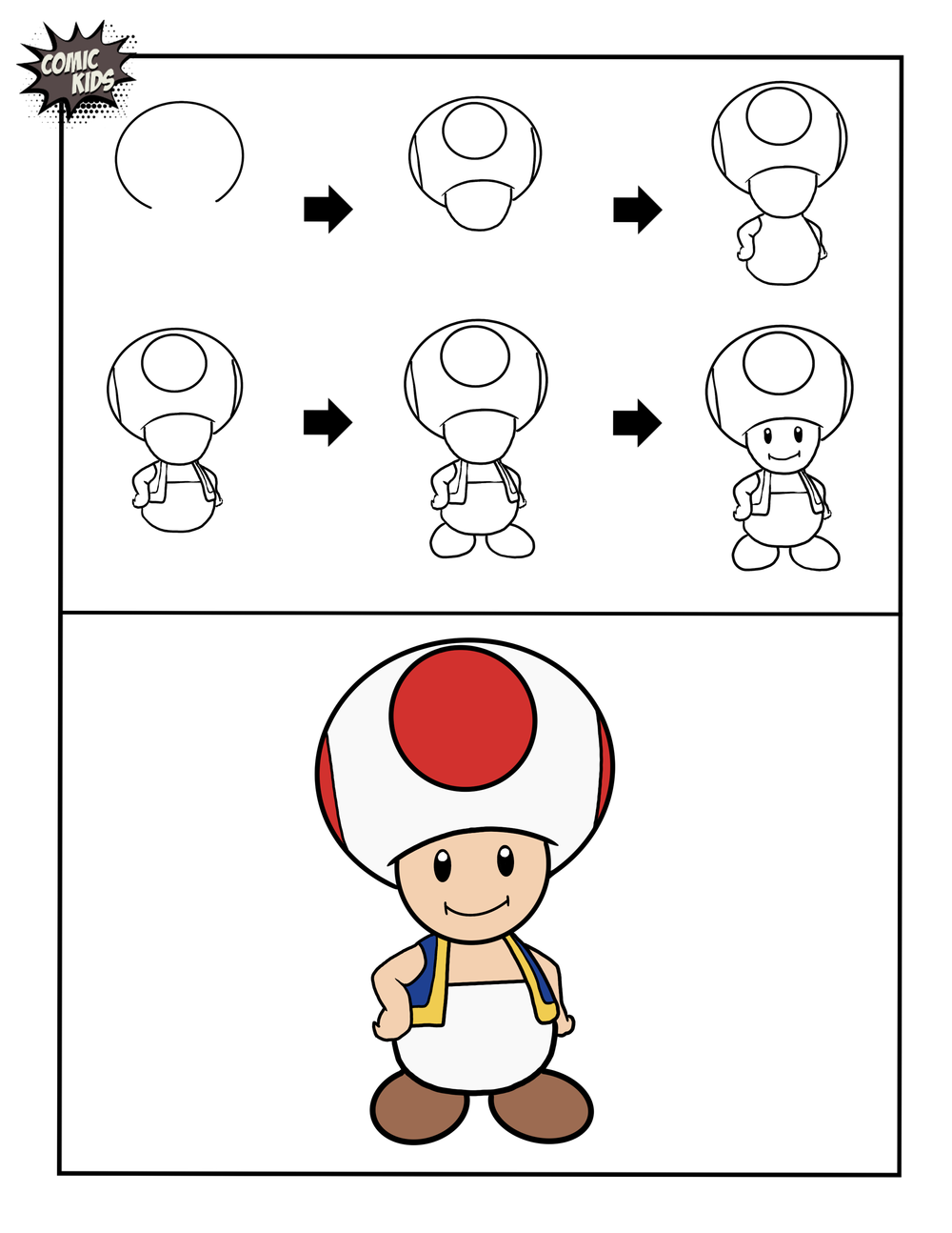 Free Cartoon Coloring Pages and Free Drawing Pages for Kids — Comic Kids