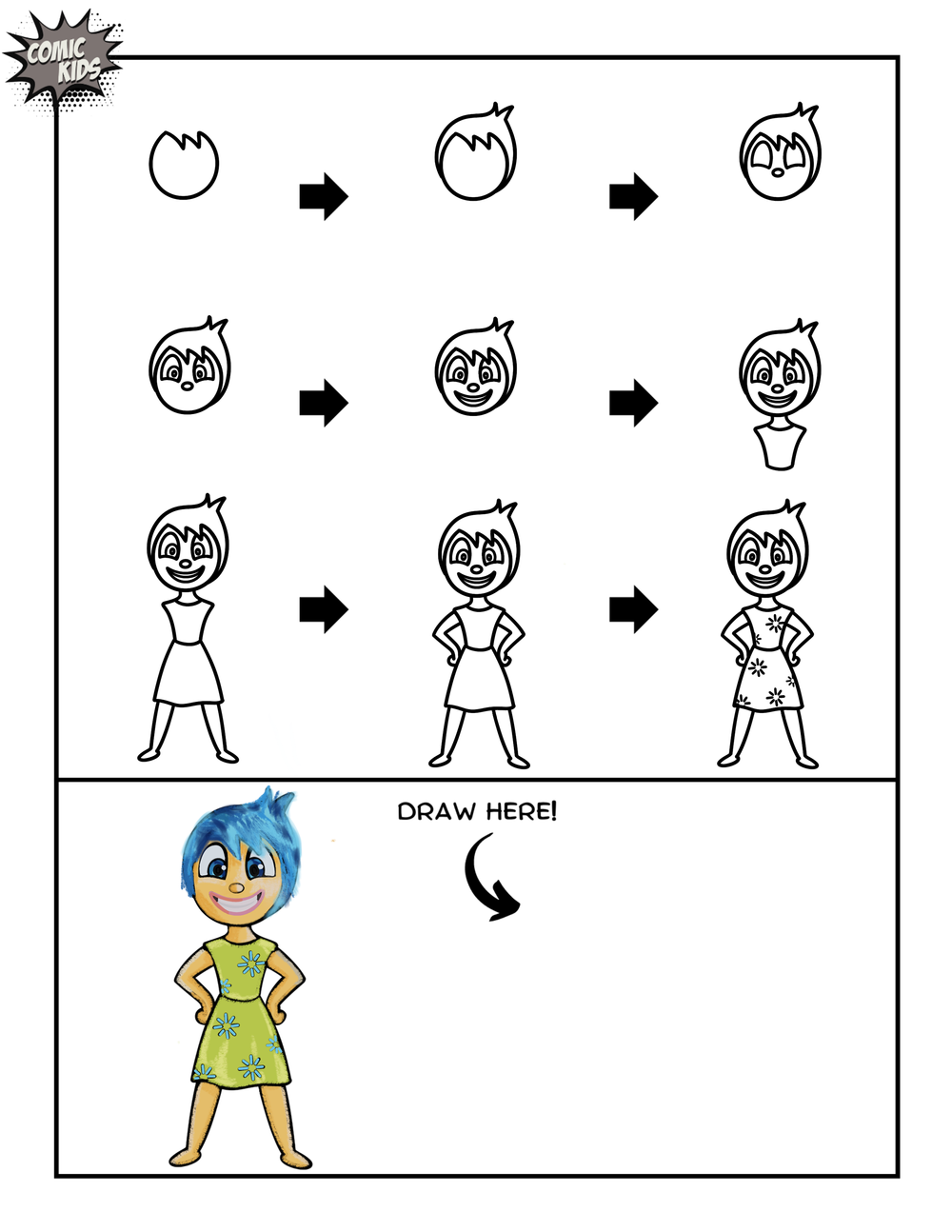 Free Cartoon Coloring Pages and Free Drawing Pages for Kids — Comic Kids