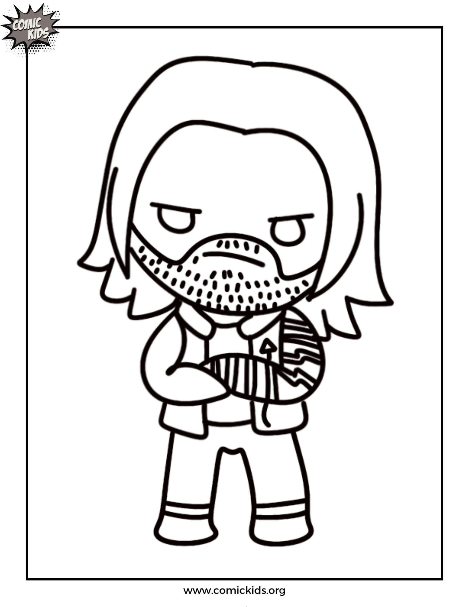 Free Printable Comic Drawing and Coloring Pages for Kids — Comic Kids
