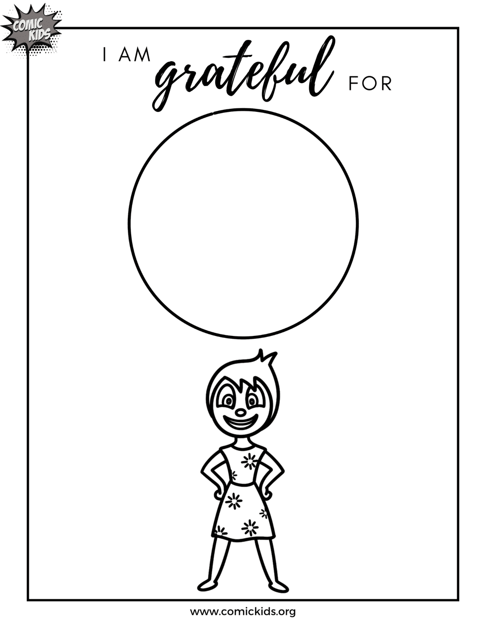 Free Cartoon Coloring Pages and Free Drawing Pages for Kids — Comic Kids
