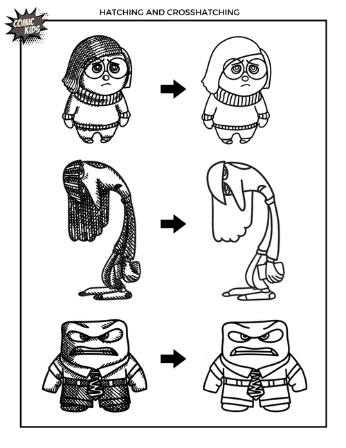 How to shadow and shade cartoon characters — Comic Kids