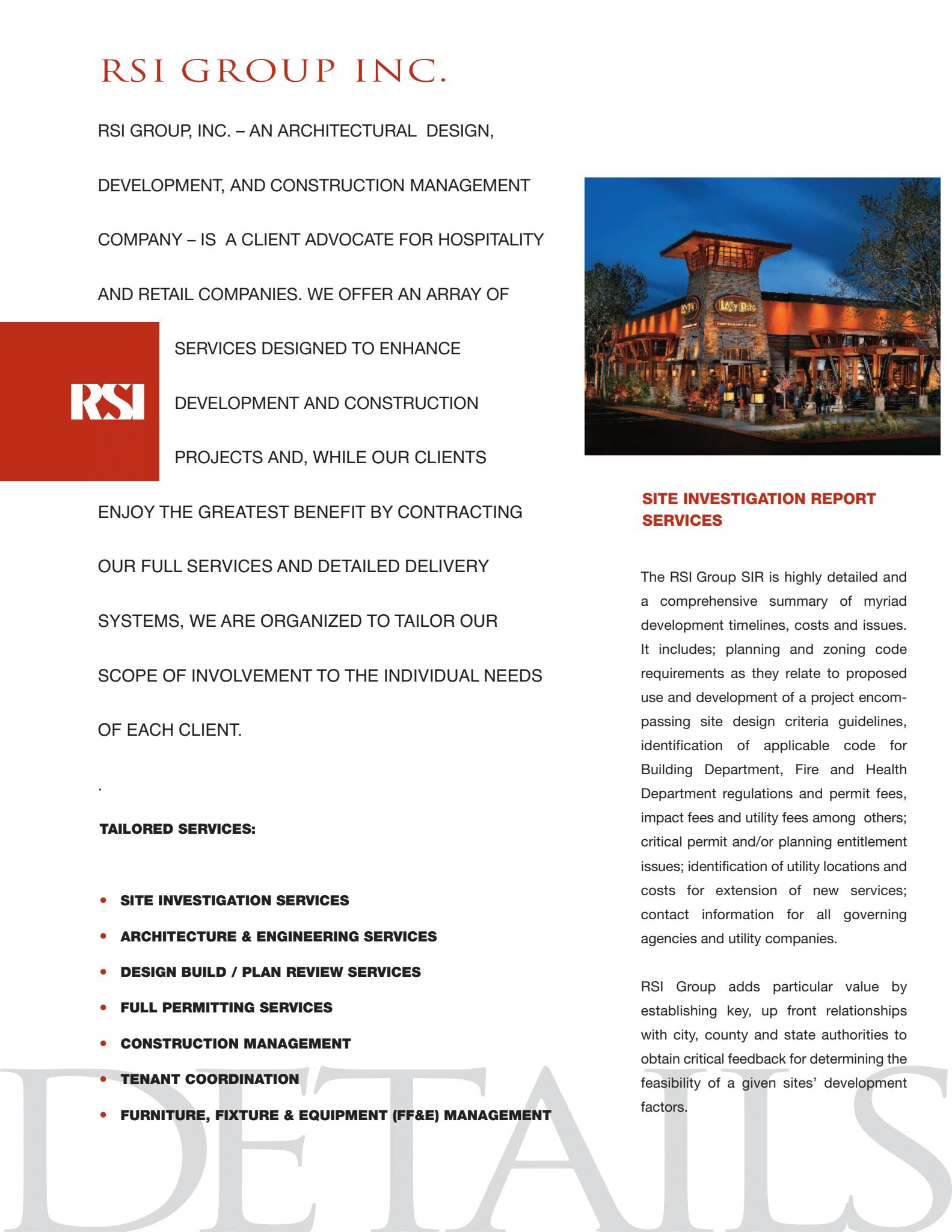 E-brochure — RSI Group