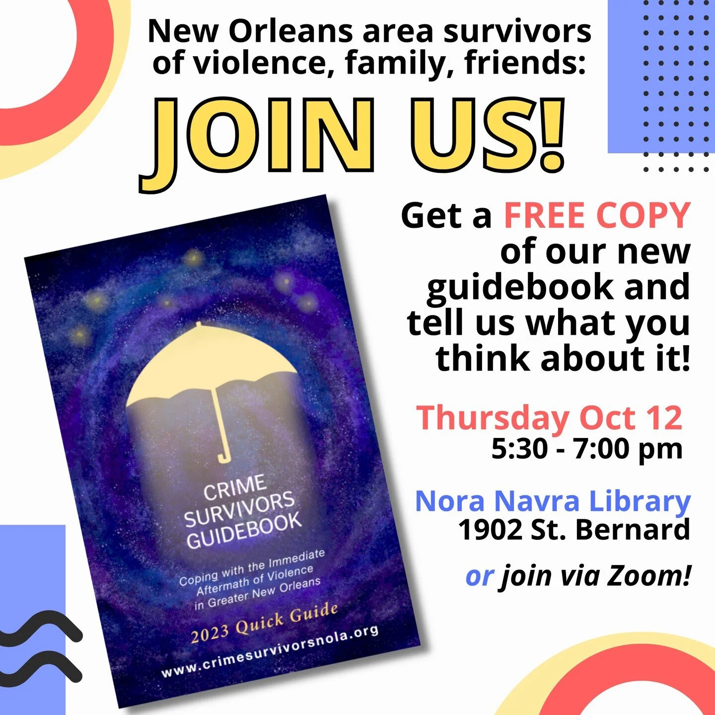 Glossary — Crime Survivors Guide