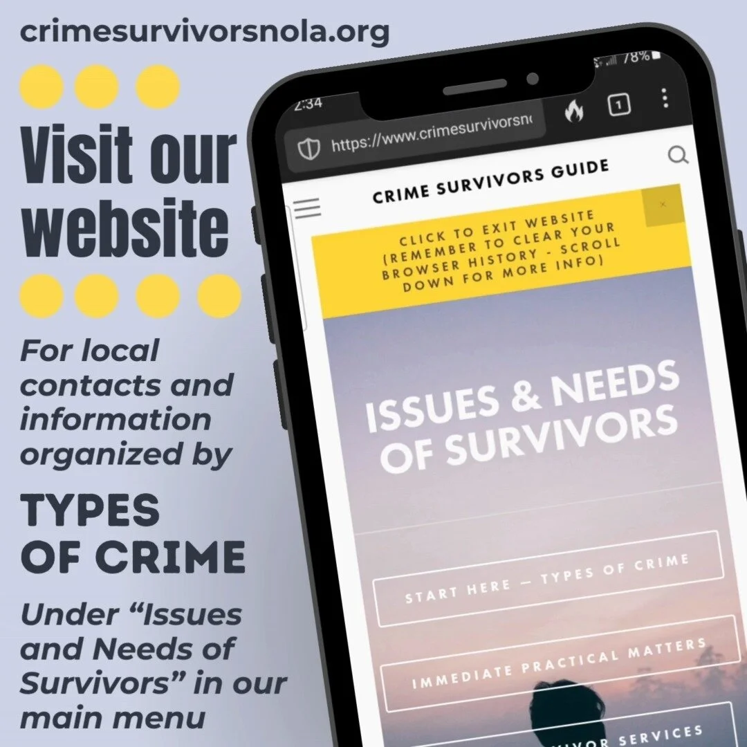 Crime Survivors Guide