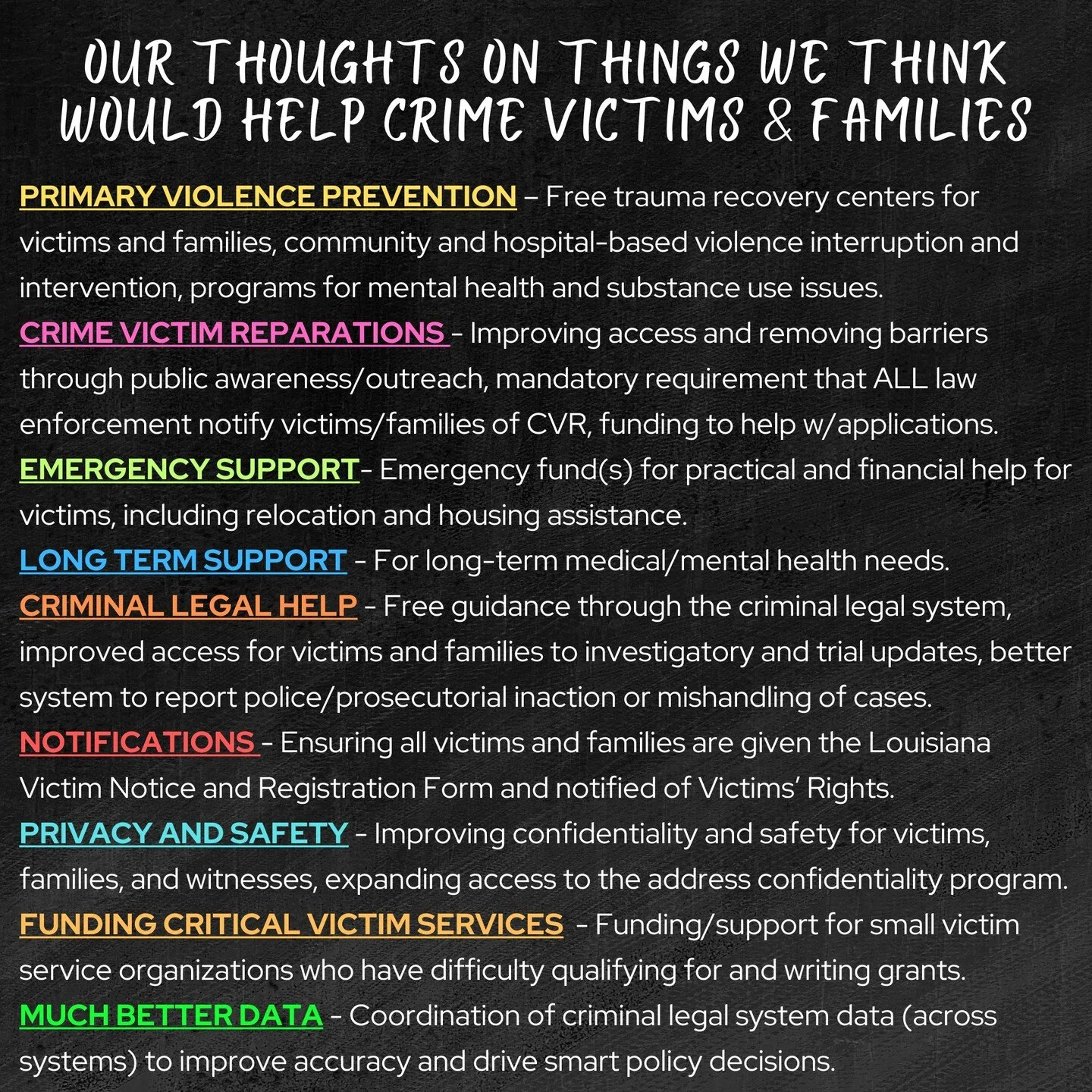 LOUISIANA VINE (formerly LAVNS - Louisiana automated victim notification system) — Crime ...