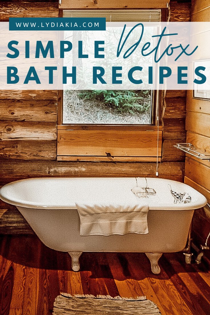 Simple Detox Bath Recipes — Lydia Kia