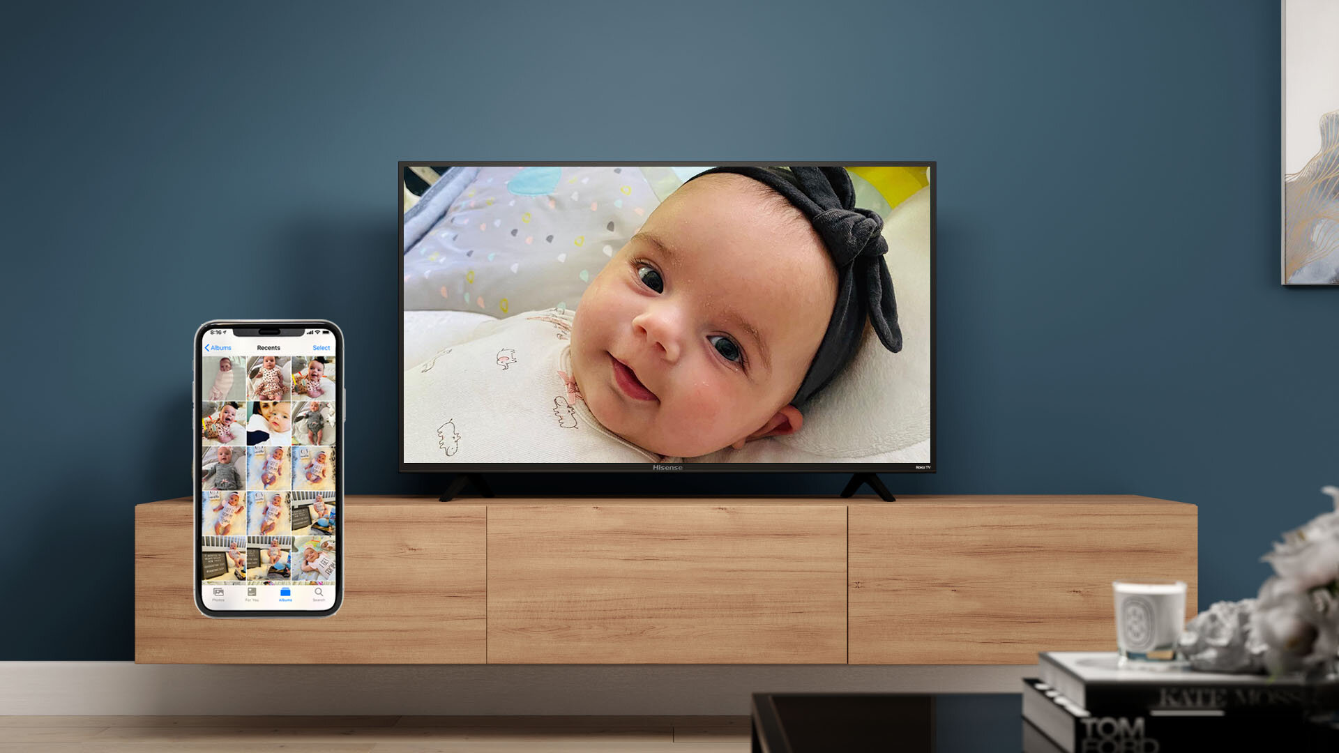 Showcase your photos on any TV, in any scenario.