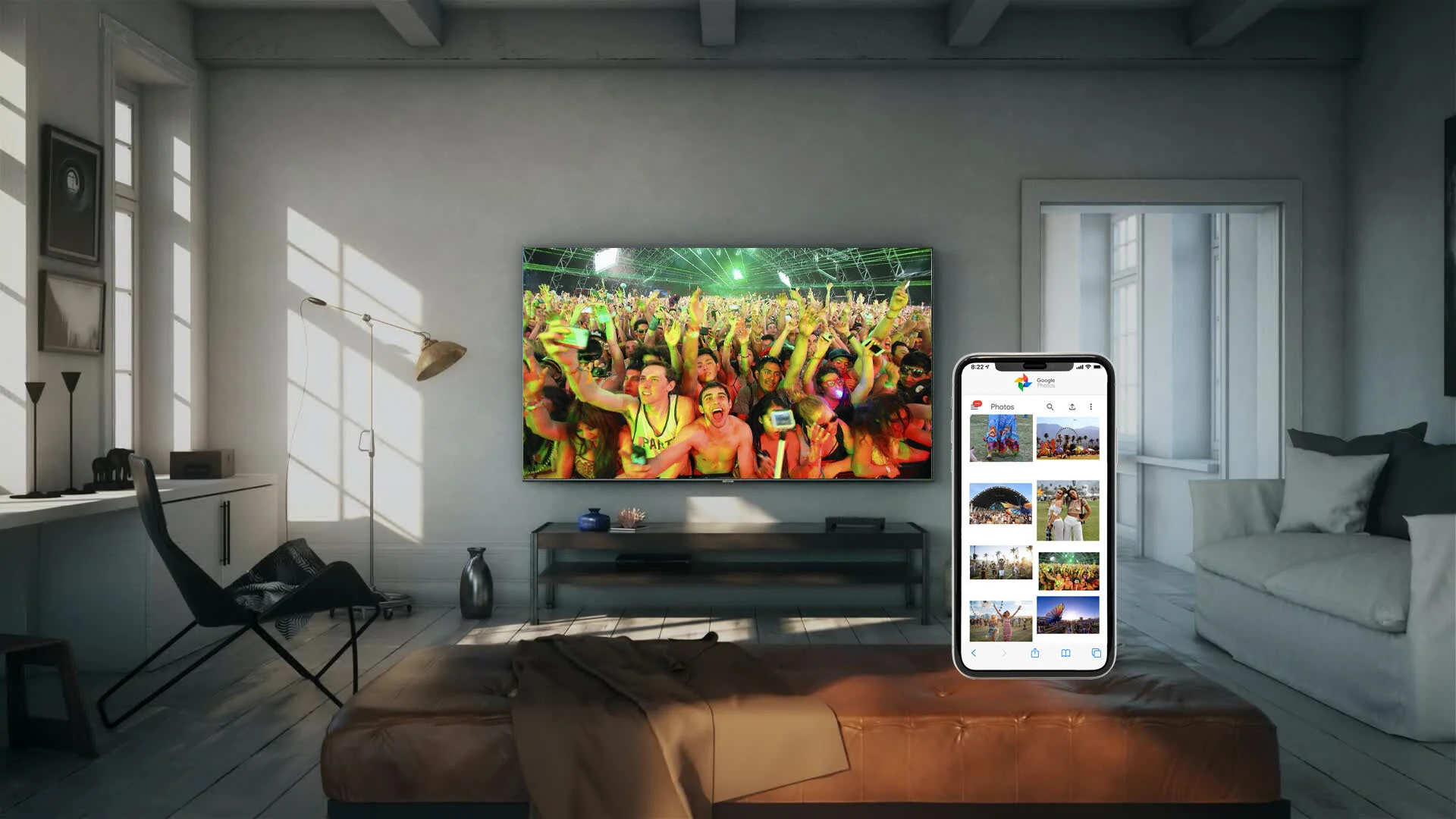 Showcase your photos on any TV, in any scenario.