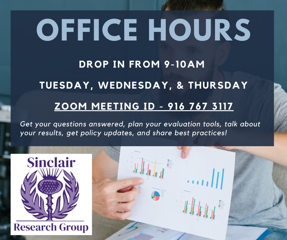 Drop-in for Office Hours! — Sinclair Research Group