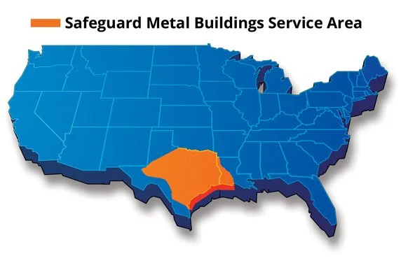 Service Areas — Safeguard Metal Buildings