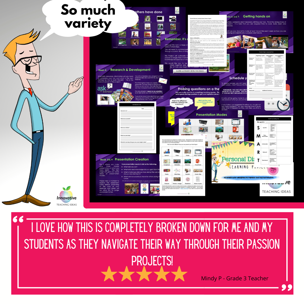 Passion Project Unit | Genius Hour | Project Based Learning (PBL ...