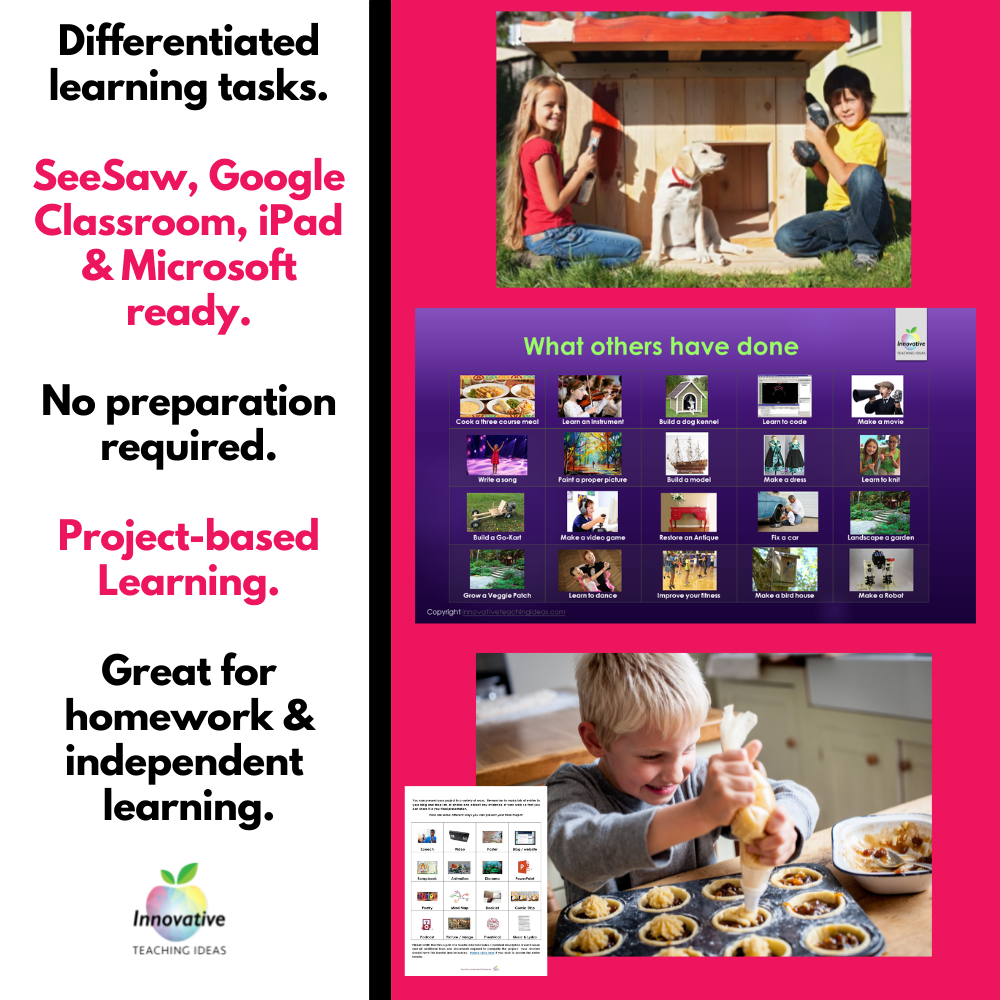 Passion Project Unit | Genius Hour | Project Based Learning (PBL ...