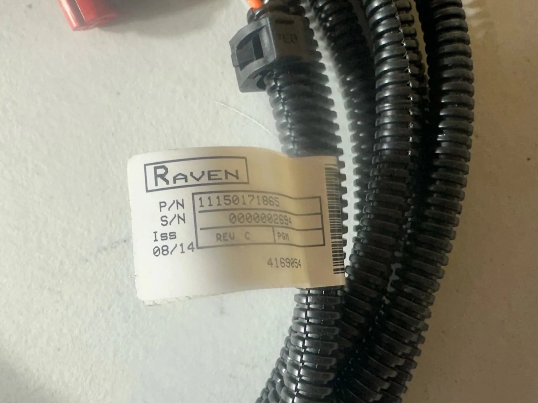 RAVEN CABLE FOOT SW ISO PROD CTRL - 115-0171-865 — ROEDER PRECISION