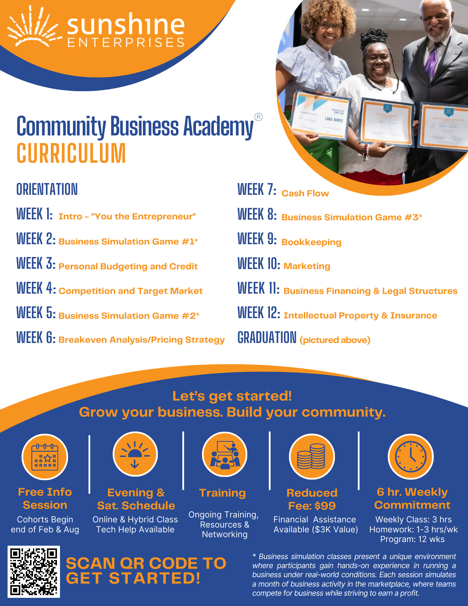 Learn how to apply for one of our programs. — Sunshine Enterprises
