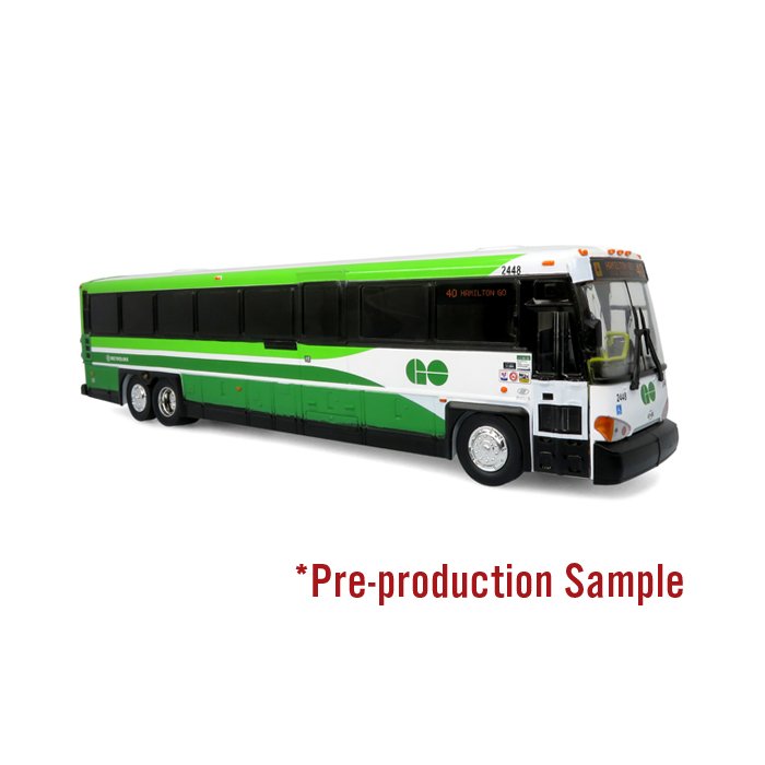 1:50 MCI D4500CT Coach: GO Transit (50-0541) — Iconic Replicas