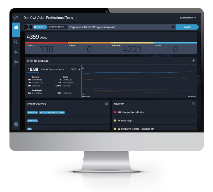 Vision UI — DarkOwl | Dark Web Search Engine