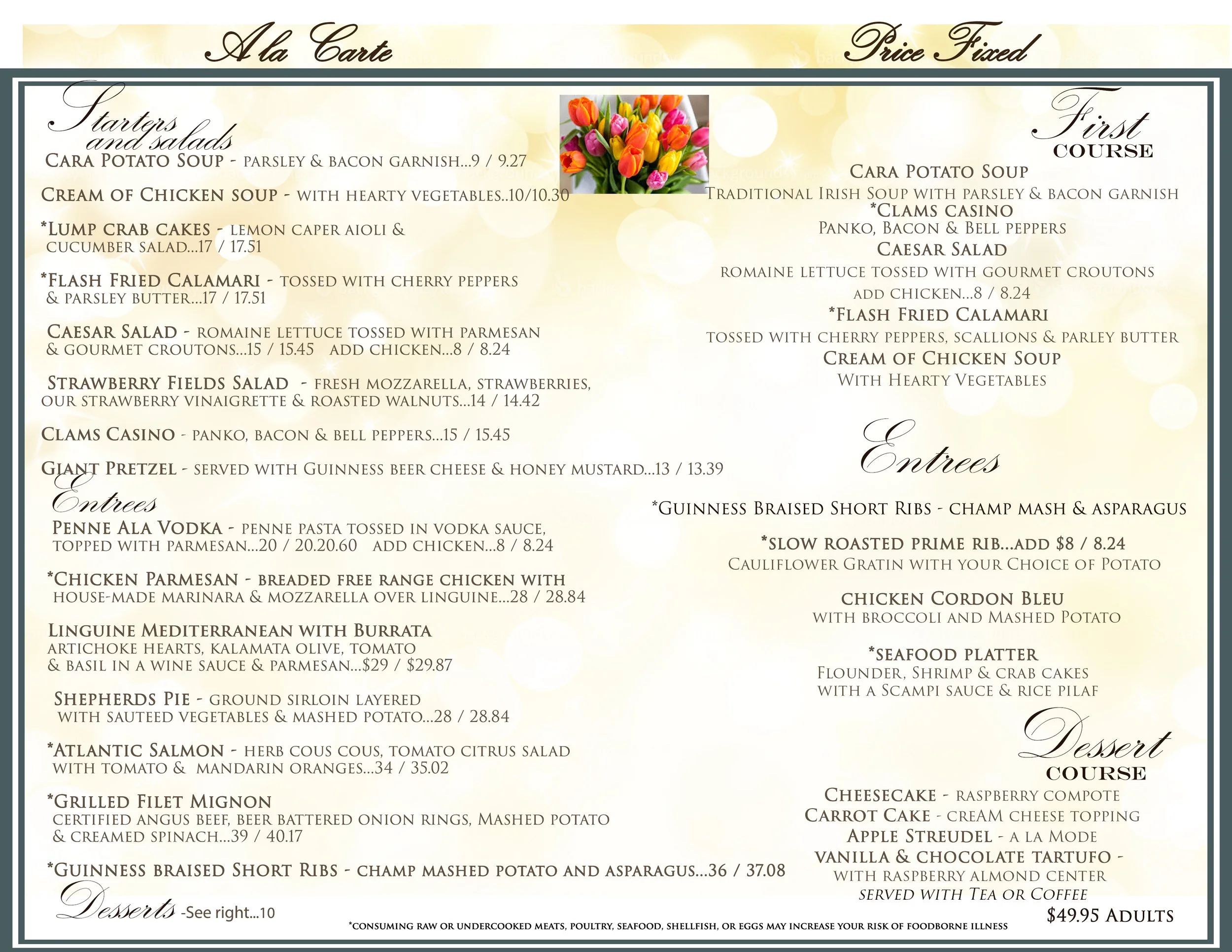 Irish Restaurant — Shandon Court