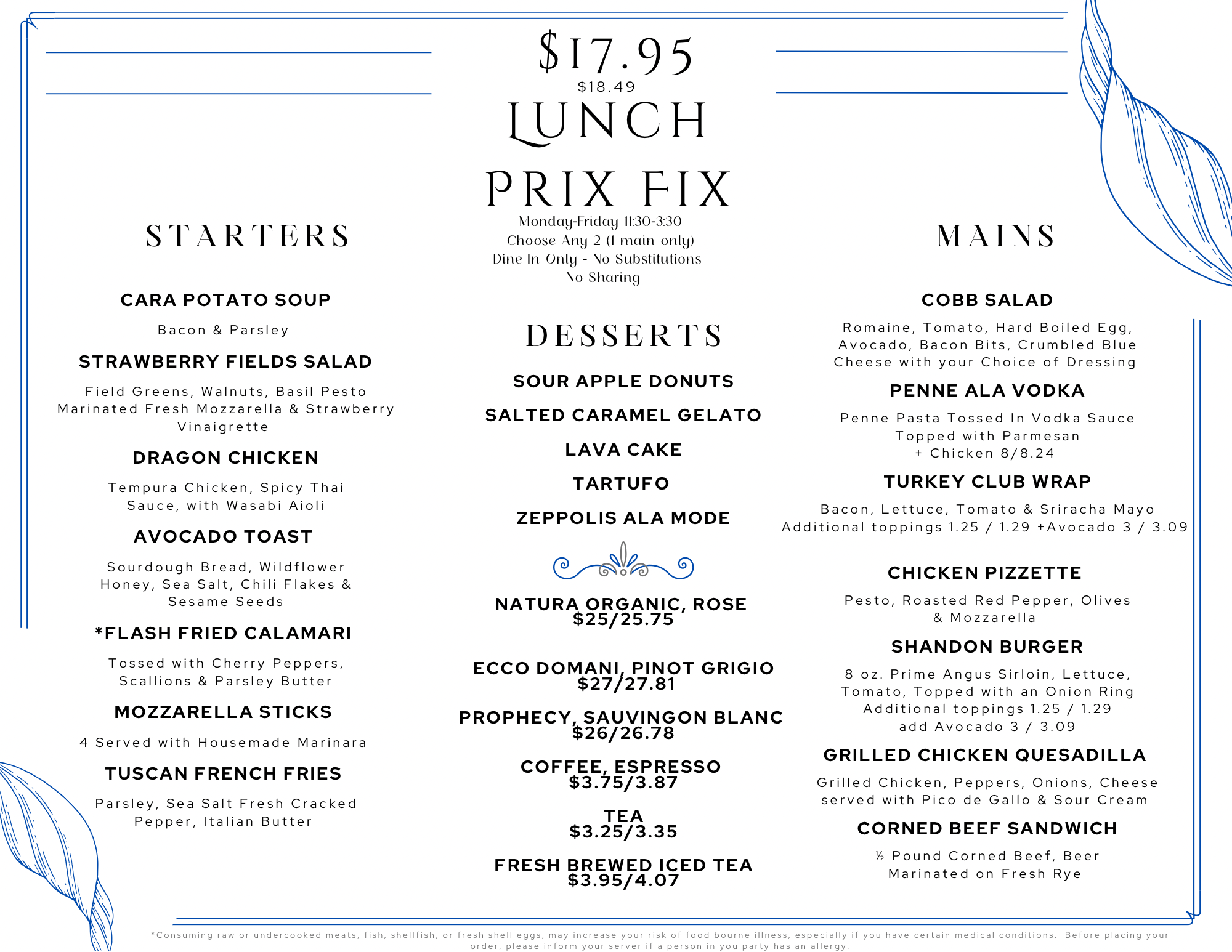 Irish Restaurant — Shandon Court