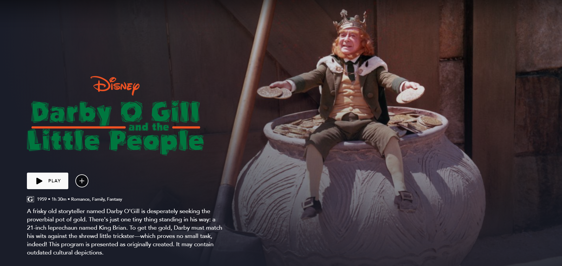 Review: Disney's Darby O'Gill and the Little People — Disnerd Movie ...