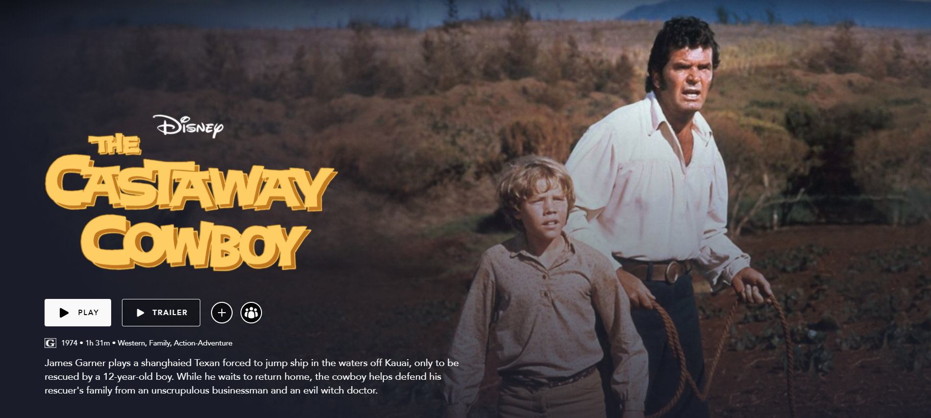 Review: Disney's The Castaway Cowboy (1974) — Disnerd Movie Challenge