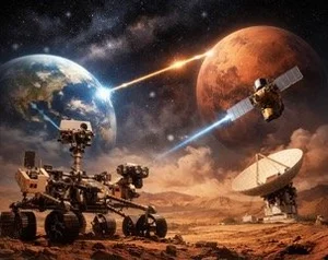 Linking Worlds Earth to Mars: How Robots Communicate Across the Void of ...