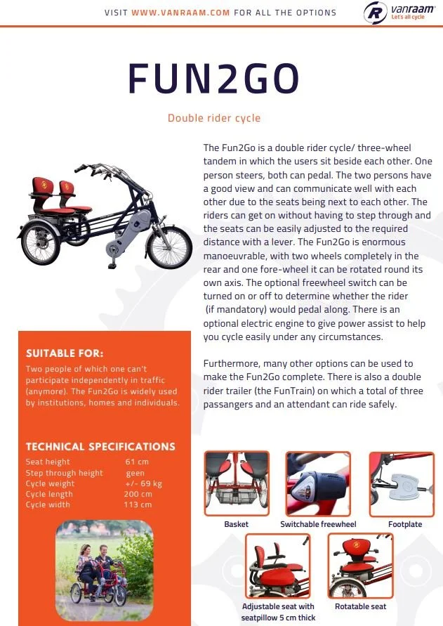 FUN2GO Therapy Bike — LIMITLESS CYCLING