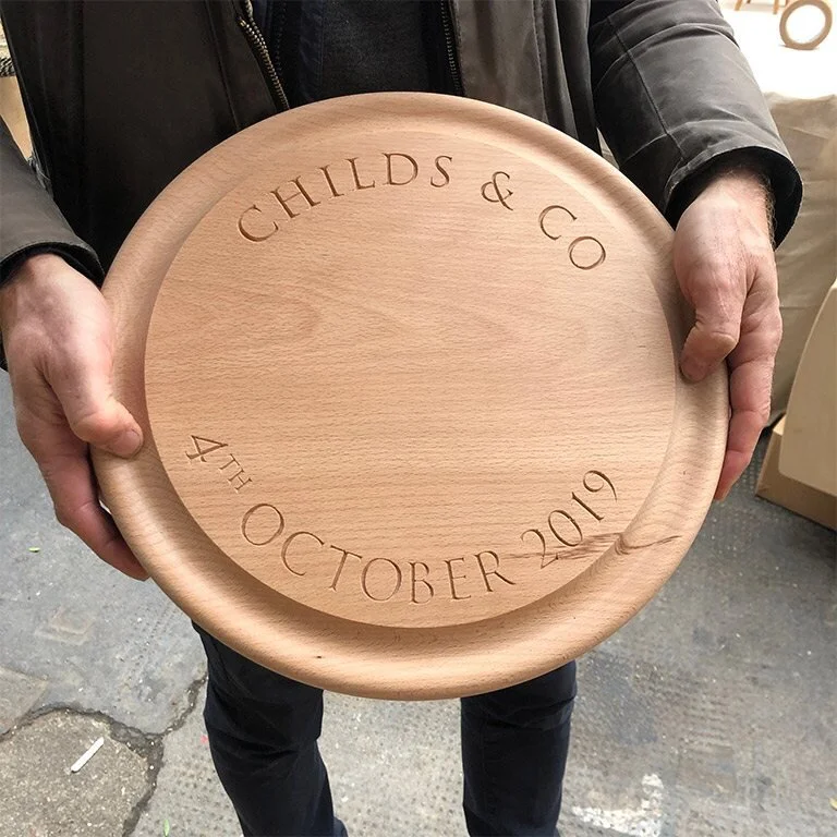 Engraved Personalised Breadboard — Childs + Co Studio