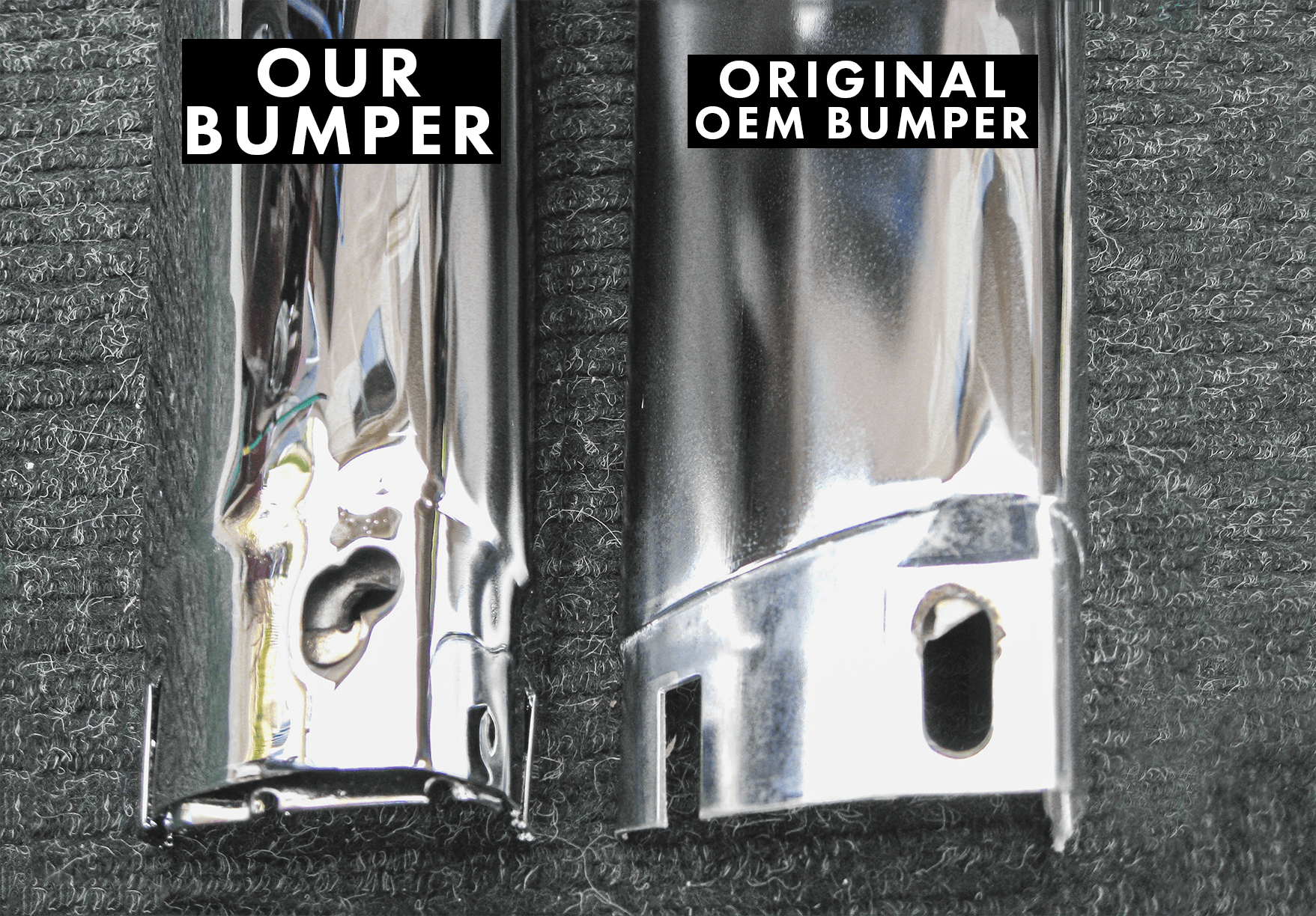 Chrome Bumpers — BMW 2002 Parts